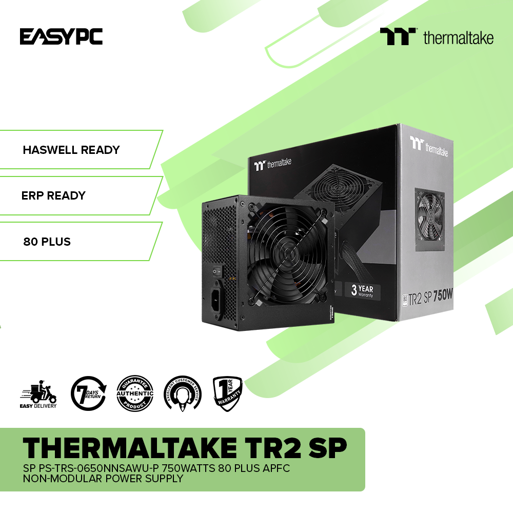 EasyPC | Thermaltake TR2 SP PS-TRS-0650NNSAWU-P 650watts / 750watts 80 ...