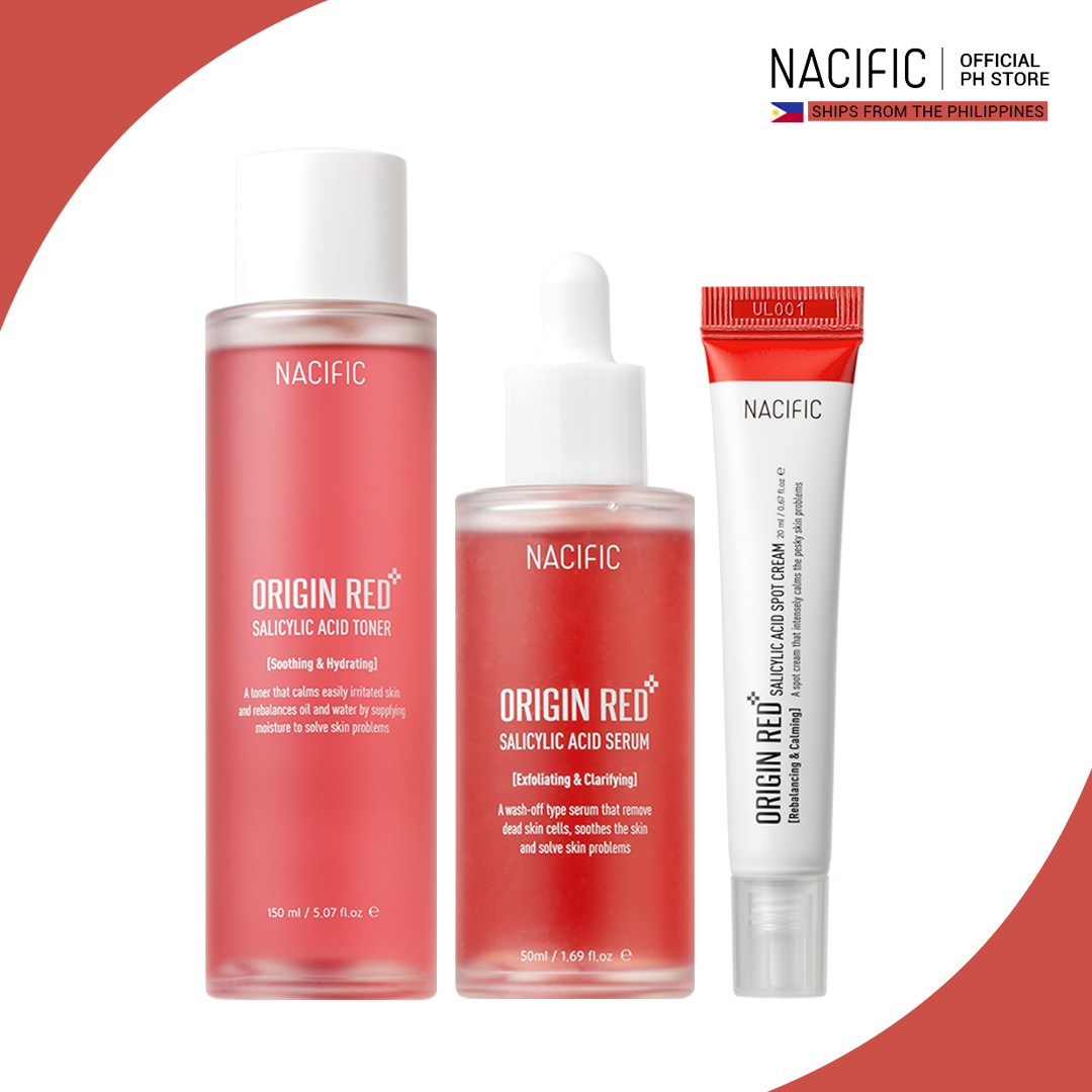 Nacific Origin Red Salicylic Acid Triple Set | Lazada PH