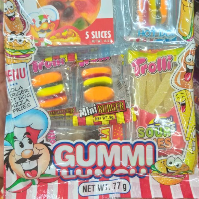 TROLLI GUMMI LUNCH (77g.) | Lazada PH