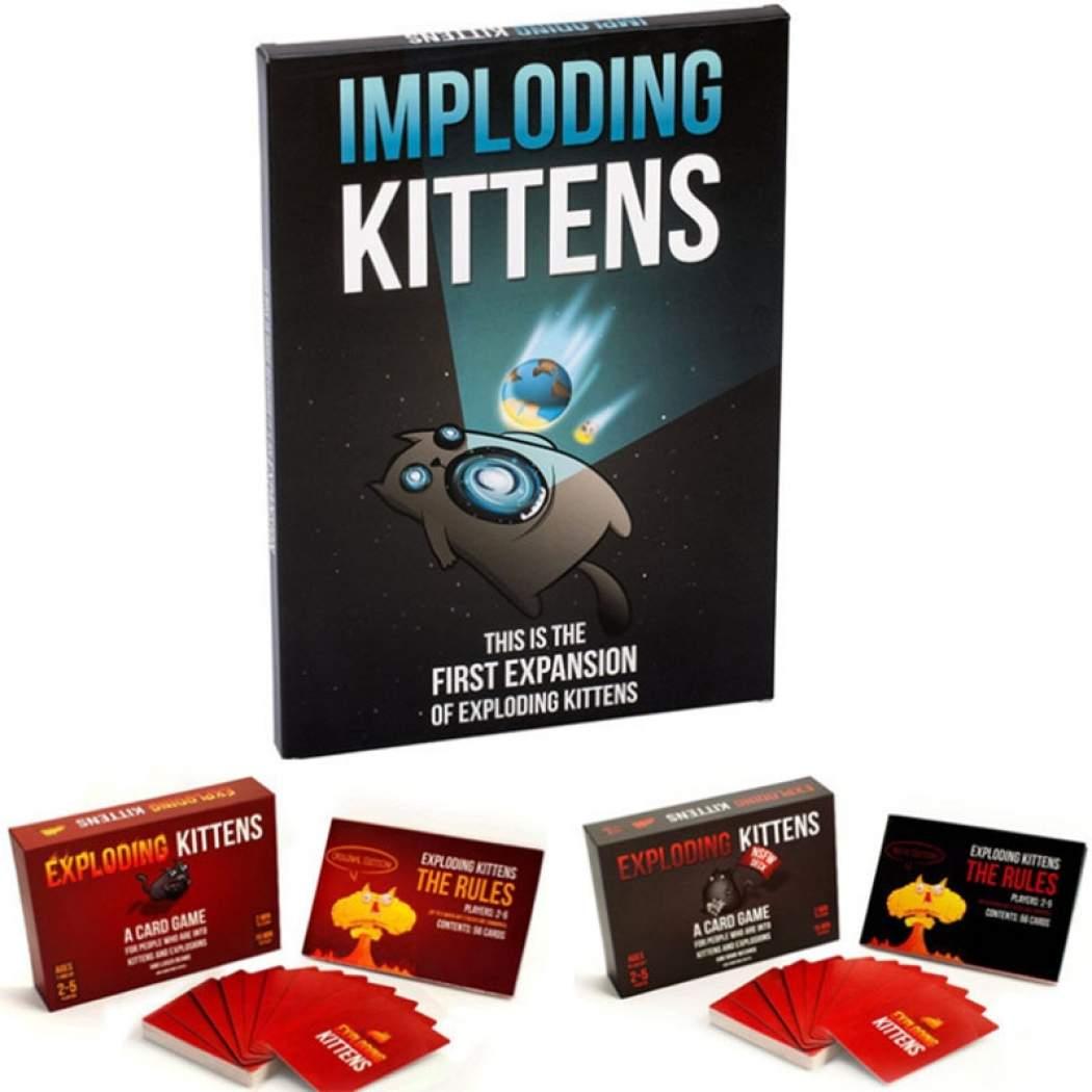 Imploding Kittens and Exploding Kittens Card Game Board Game Party Game ...