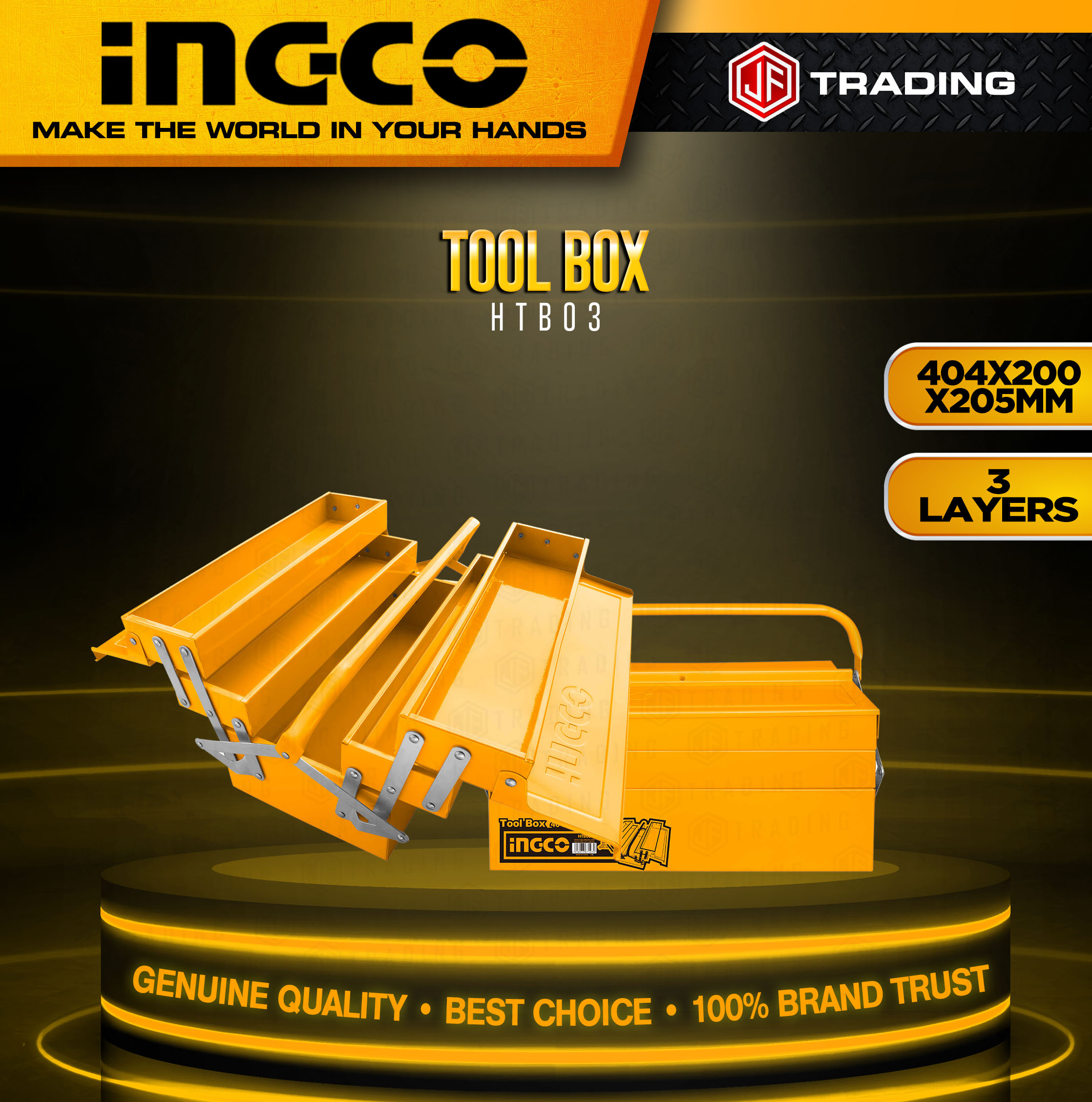 INGCO Tool Box HTB03♦JF TRADING♦ | Lazada PH