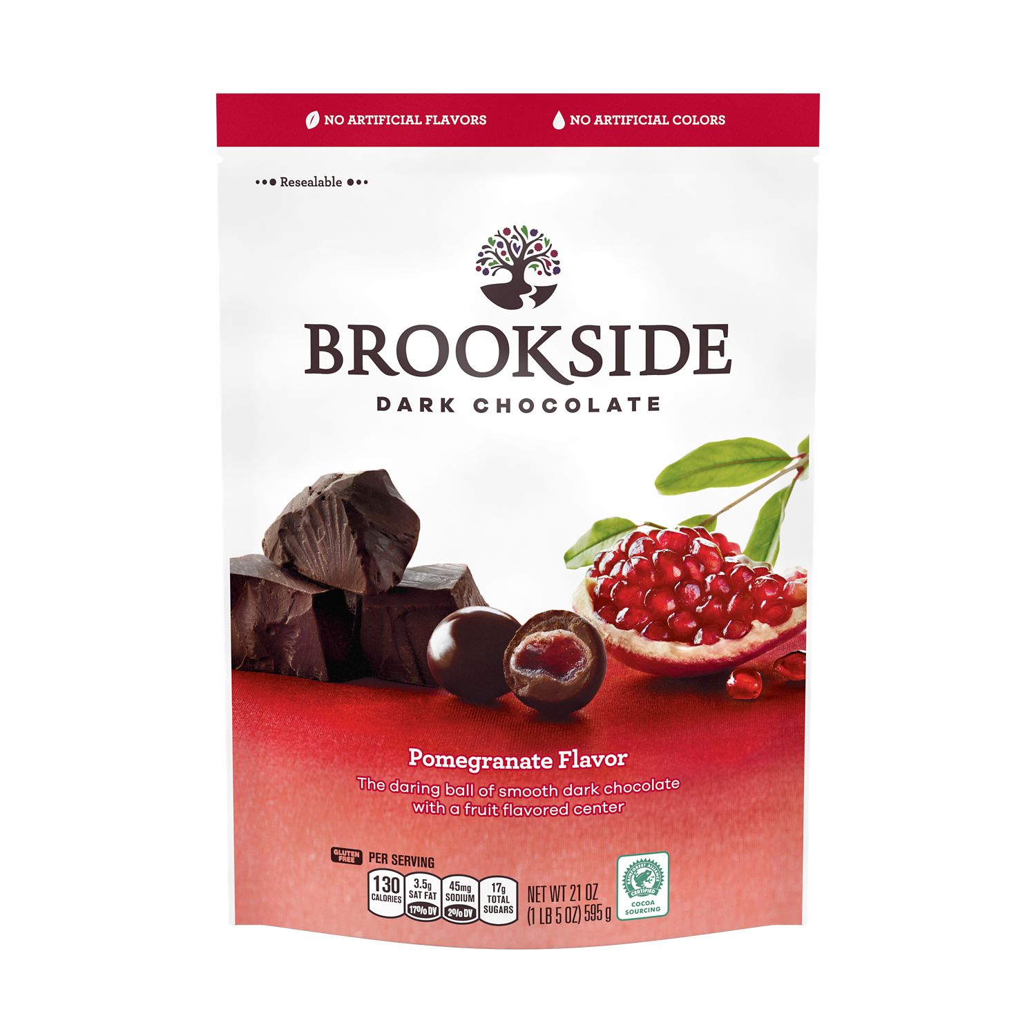 BROOKSIDE SUPER FRUITS Dark Chocolate Pomegranate Flavored Candy, 21 oz ...