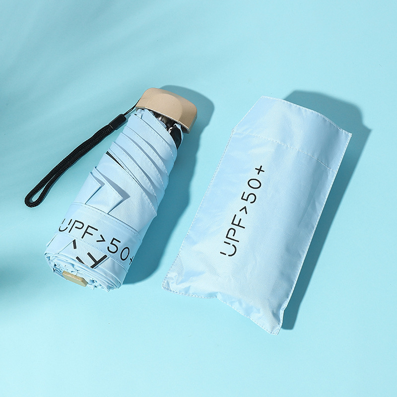 Sun Umbrella Sunscreen Anti-ultraviolet Female Compact Portable Sunny ...