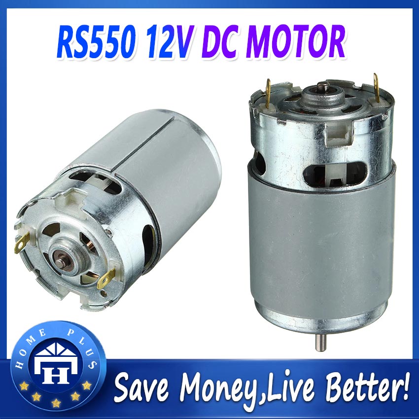 【Local delivery】 RS550 Motor DC 12V Bearing 21000RPM RS550 Large Torque ...