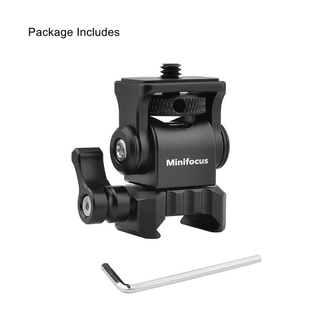 DSLR Monitor Mount with NATO Rail Clamp, Quick Release Field Monitor ...