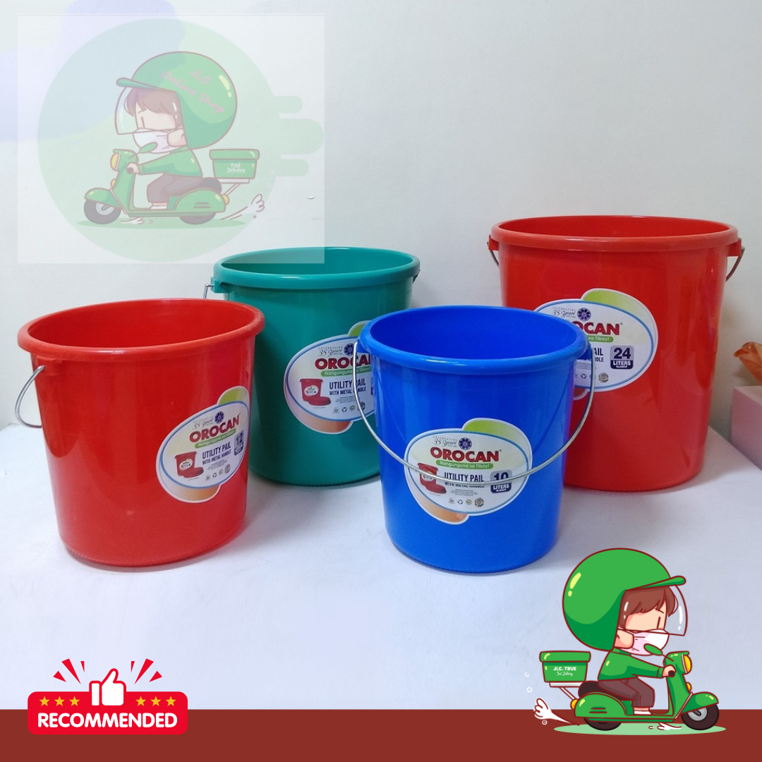 OROCAN PAIL/ TIMBA-MATIBAY WITH STAINLESS HANDLE | Lazada PH