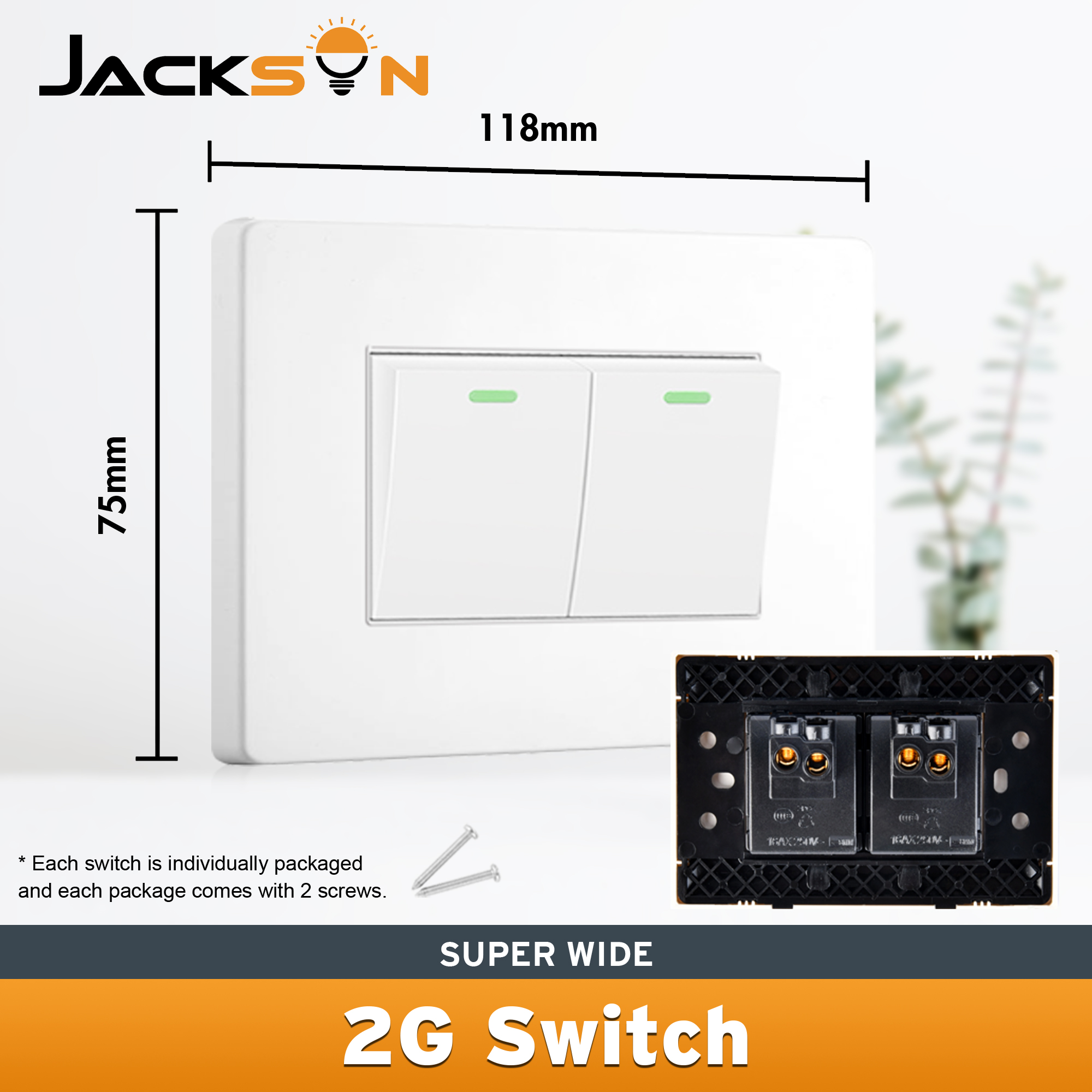 2way switch 3gang 1way Switches 1gang 2gang Wall Plug Electrical Switch ...