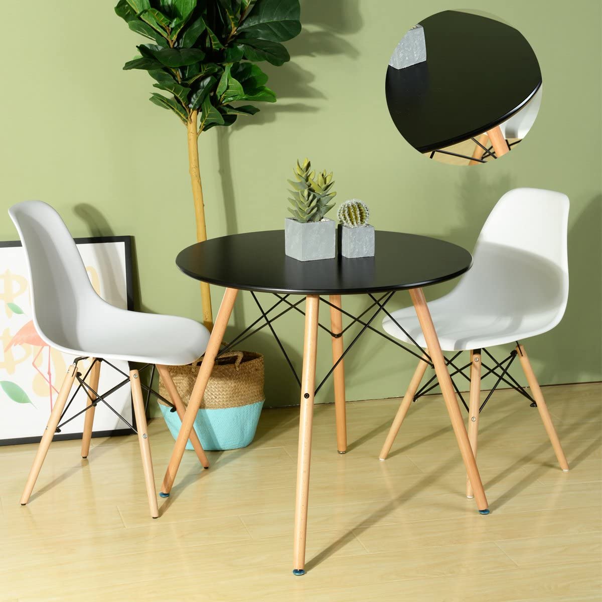 EXODUS 60 cm round dining table in PINE WOOD | Lazada PH
