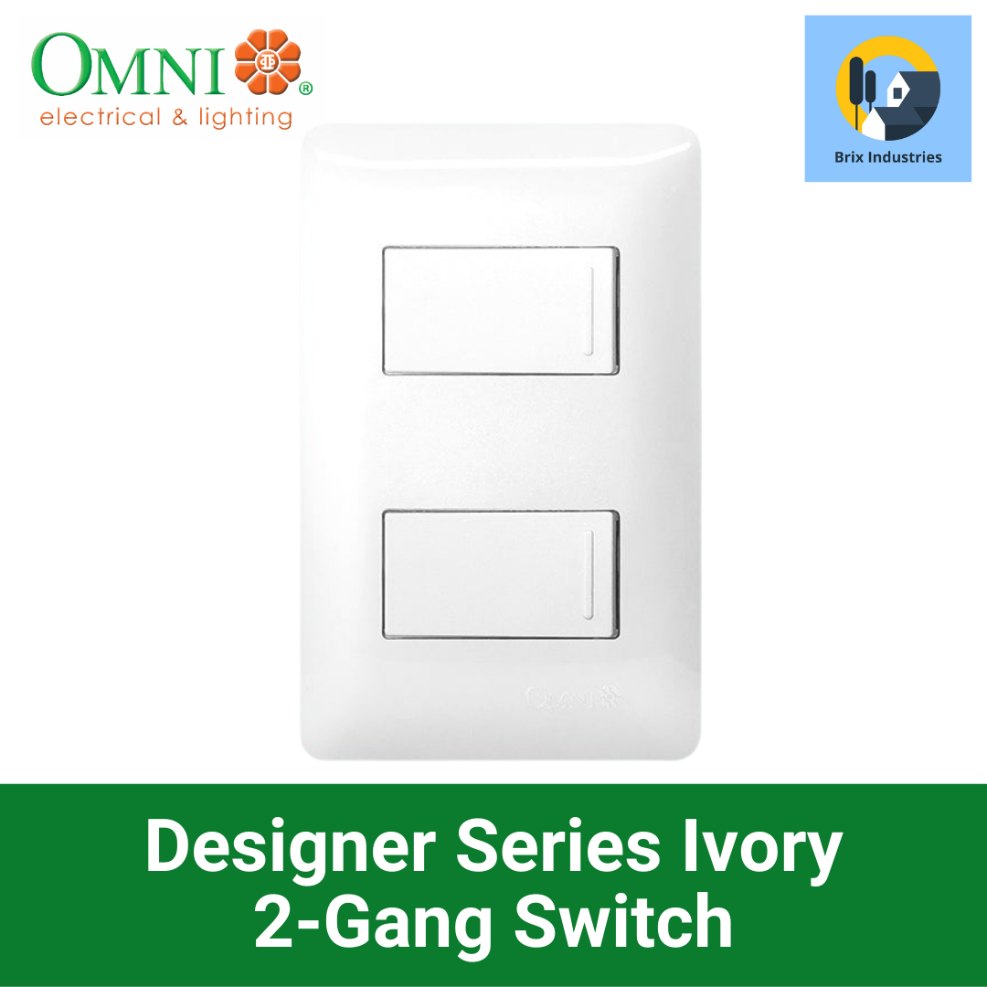 Omni Ivory Designer Series 1-Way Switch Set 1 or 2 Gang DP0-S213 or DP2 ...