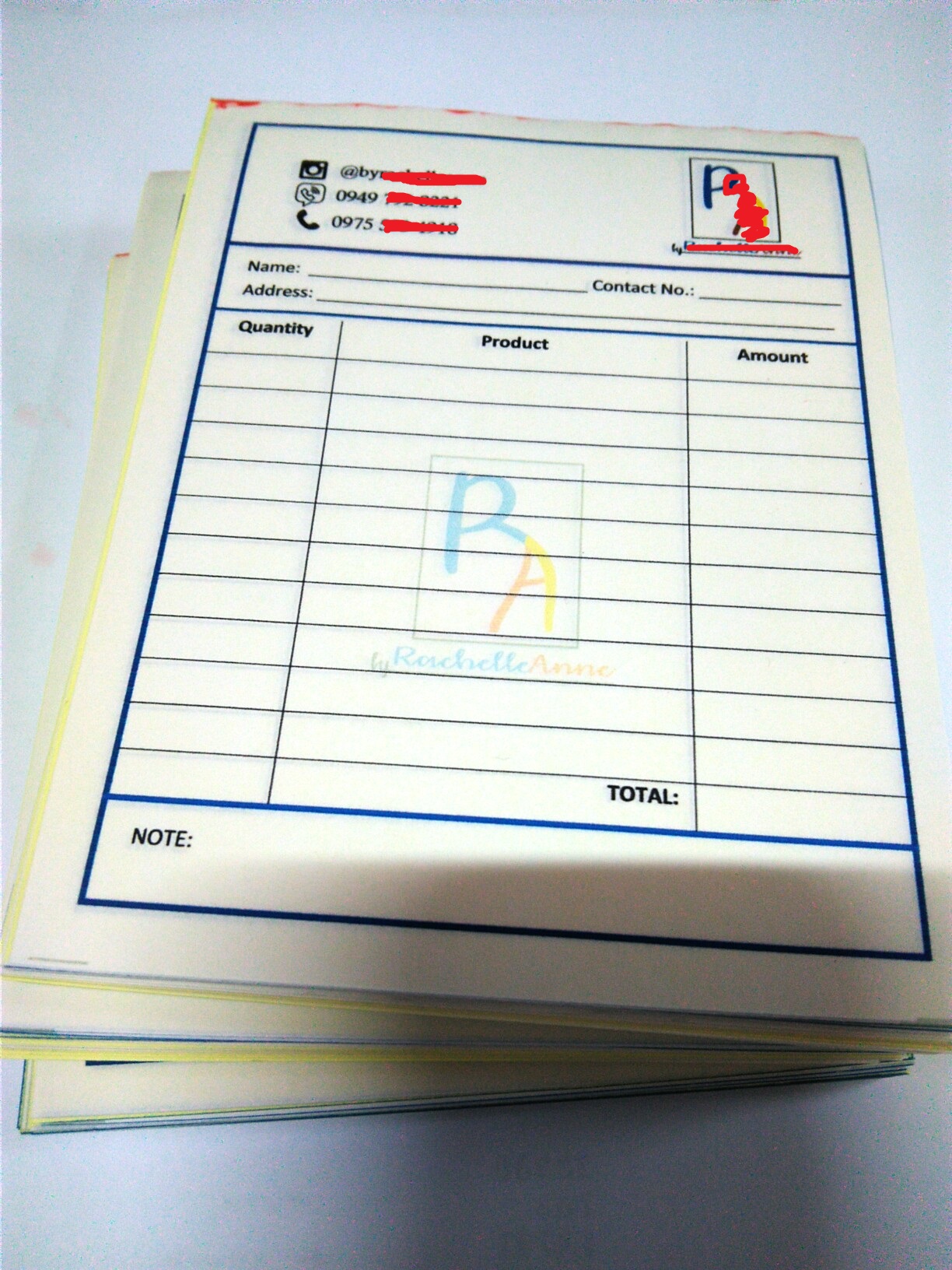 customized receipt. ordinary/carbonized/carbonless 1/4 shortbond. non ...