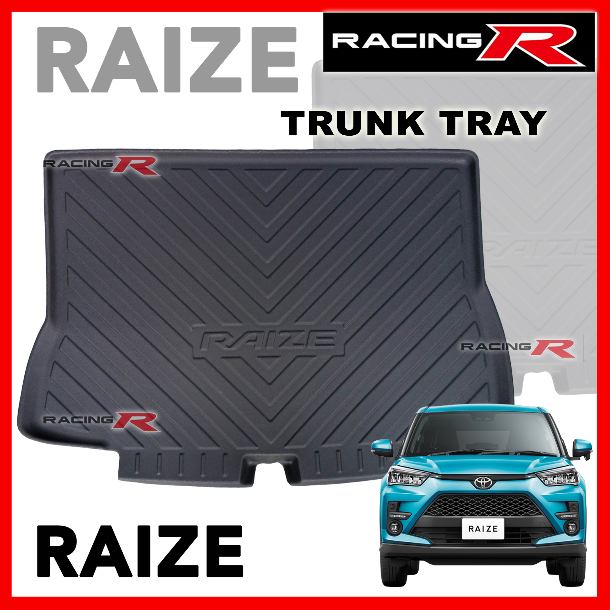Toyota Raize 2021 to 2024 Cargo Trunk Tray w/ Extension Premium ...