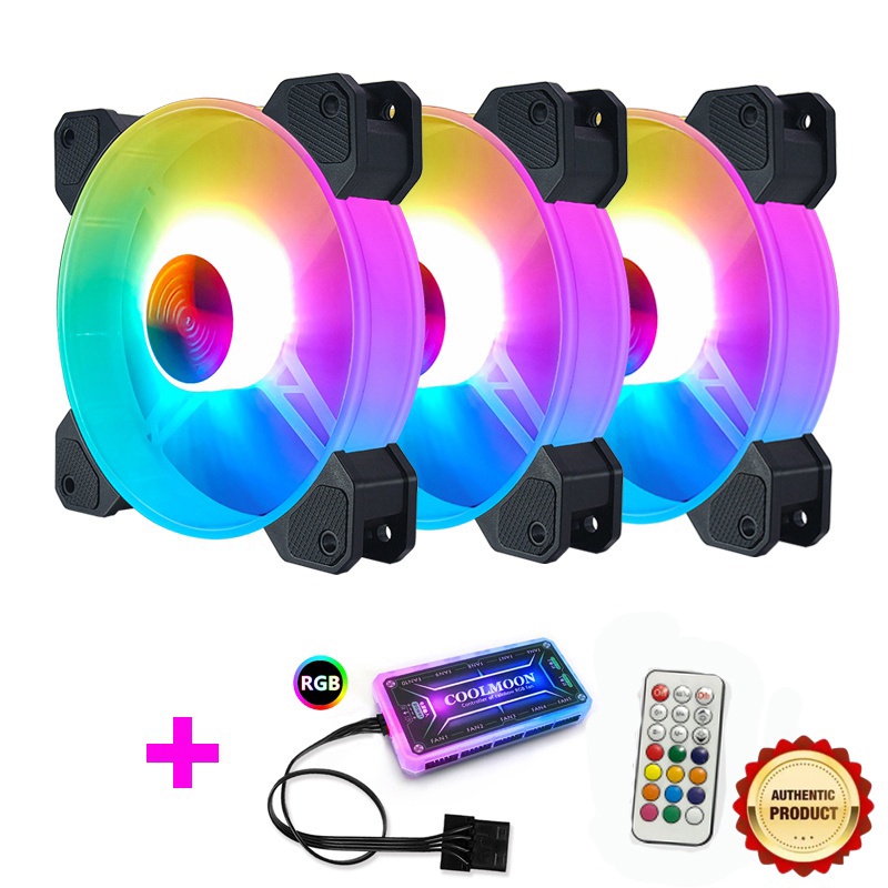 LED Fan RGB Fan 120mm fan 6 PIN 12CM RGB Fan CPU FAN CASE FAN GAMING ...