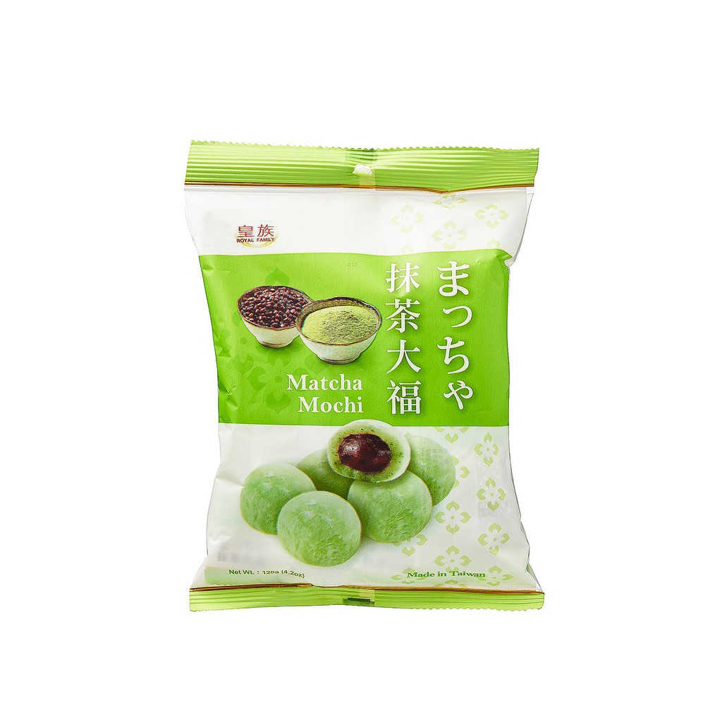 Royal Family Taiwan Assorted Bubble Tea Matcha Mochi 120g | Lazada PH