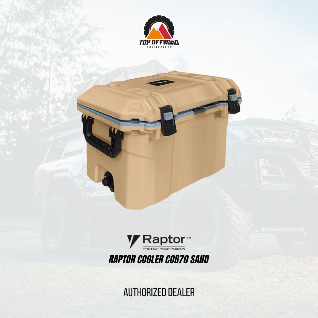 Raptor Cooler COB-70 Sand Camping Ice and Water Cooler Box 70 Liters ...