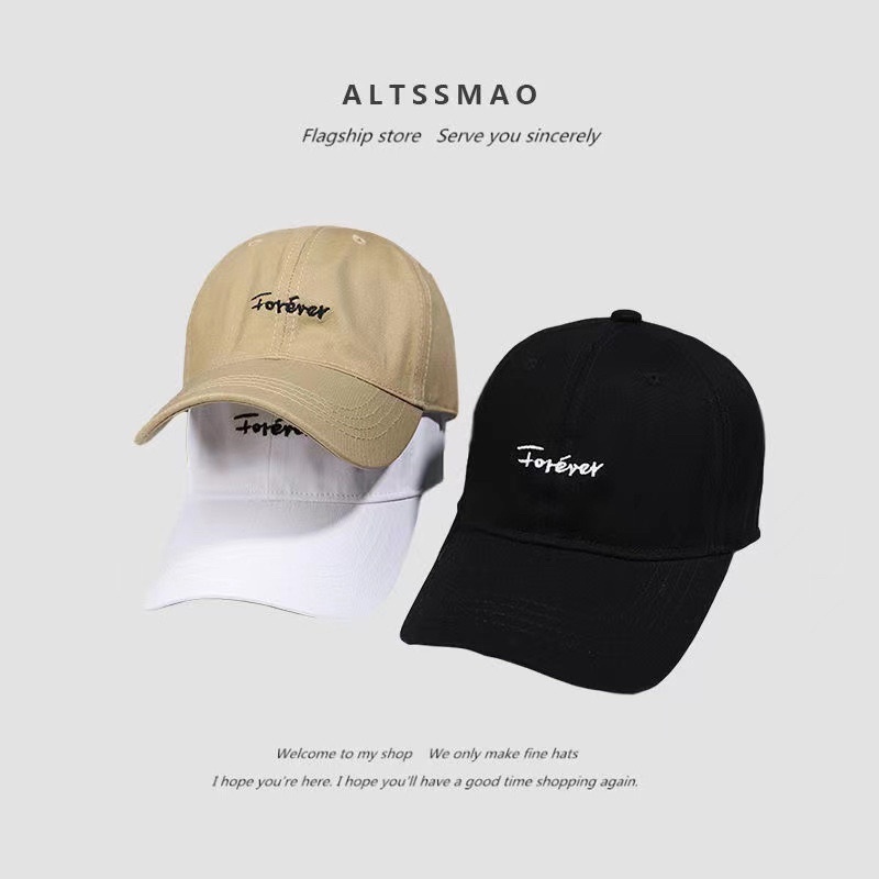 Forever Baseball Cap Korean Hat For Men And Women Unisex Cotton ...