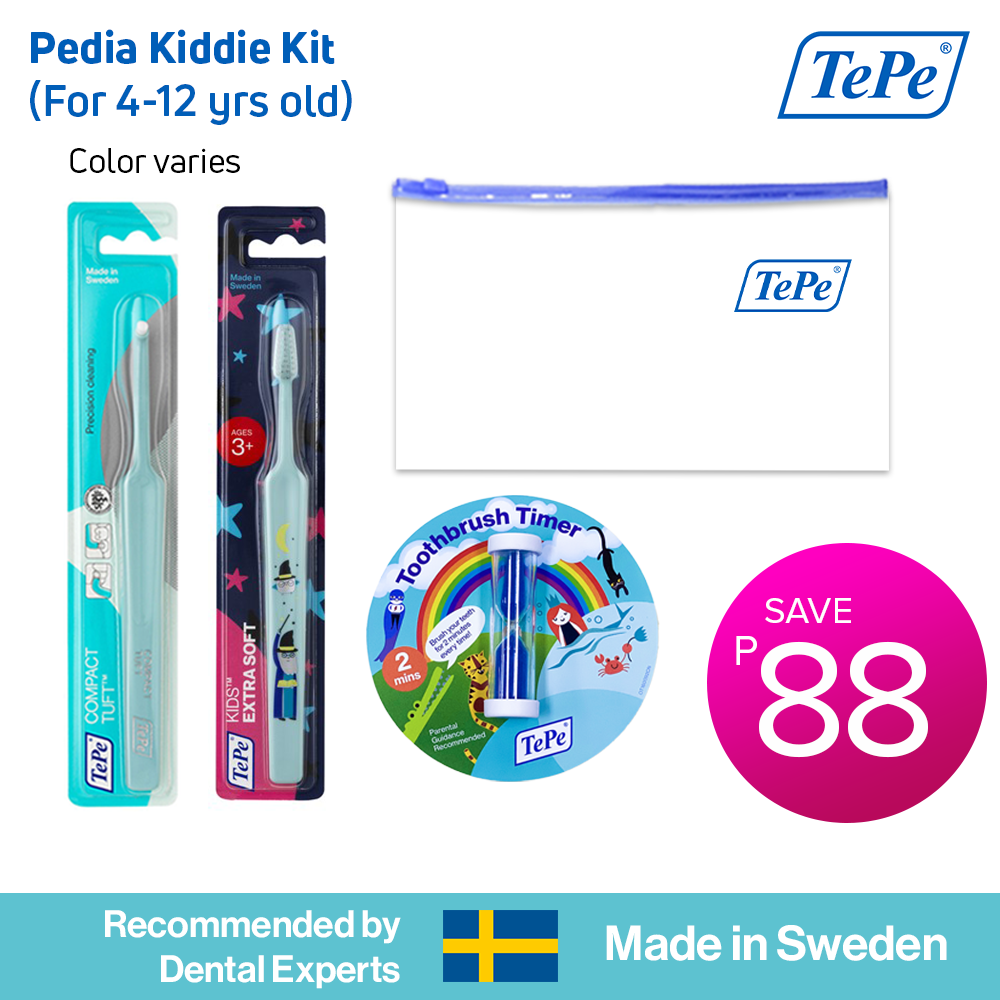 TePe Pedia Kiddie Care Kit (For 4-12 yrs old) | Lazada PH