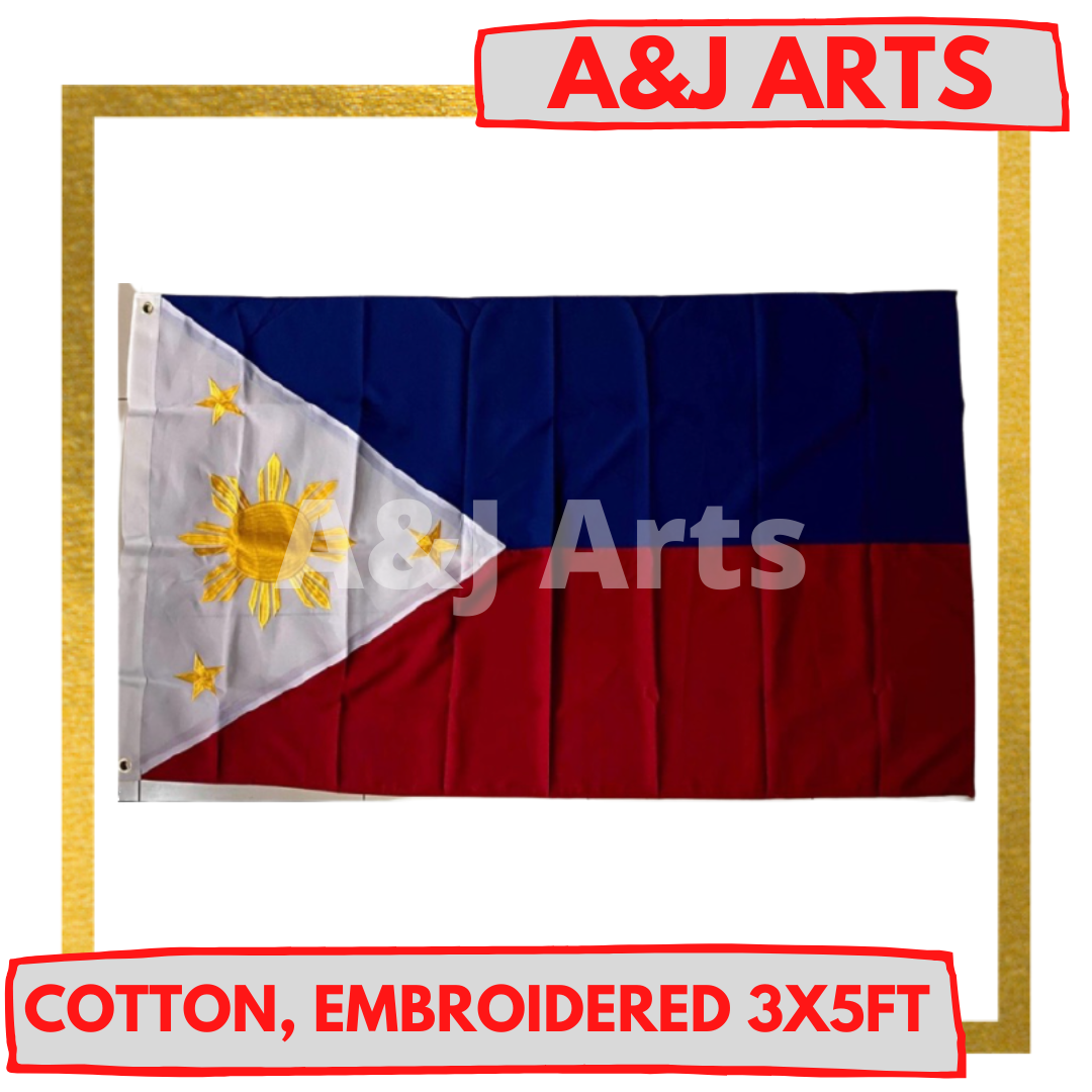 Philippine Flag 3x5ft Flag Ceremonies Flaglets with Stick Set of 12 Per ...