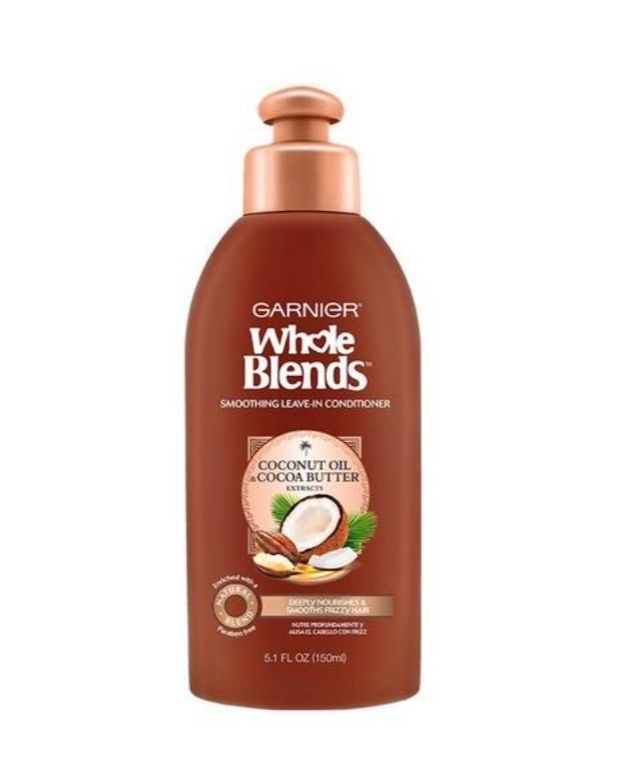 Garnier Whole Blends Coconut Oil & Cocoa Butter Smoothing Leave-In ...