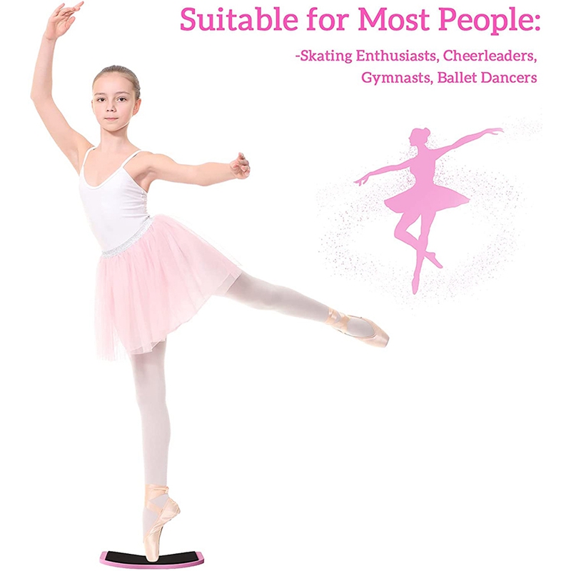 2 Pcs Ballet Turning Board Figure Skating Spin Board Ice Skating Spinner Nylon Pirouette Spin ...