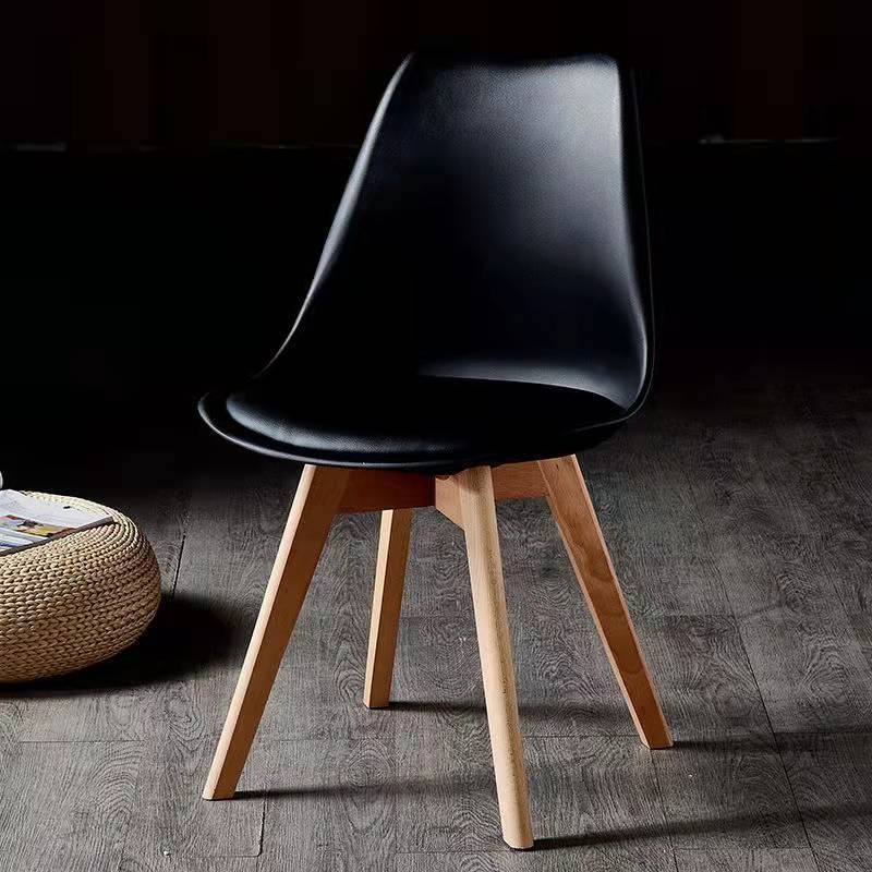 JFS Nordic Dining Chair with Cushion Modern Simple Study Chair Office ...