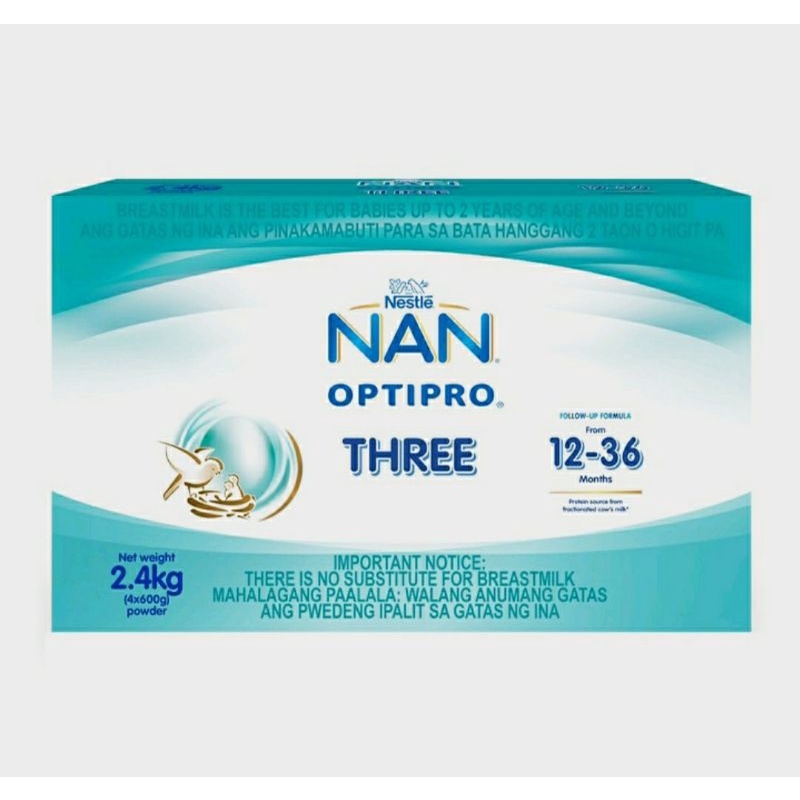 ☄¤ Nestle NAN OPTIPRO THREE 2.4kg Formula Powder Milk Drink Nan 3 ...