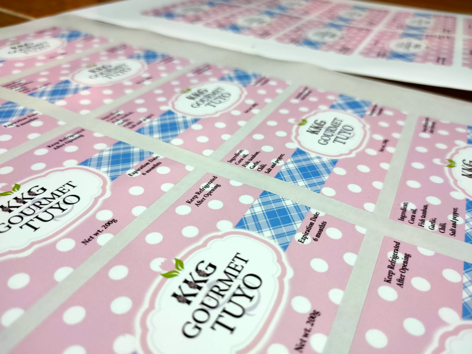 Gourmet Tuyo Rebranding Sticker | Lazada PH