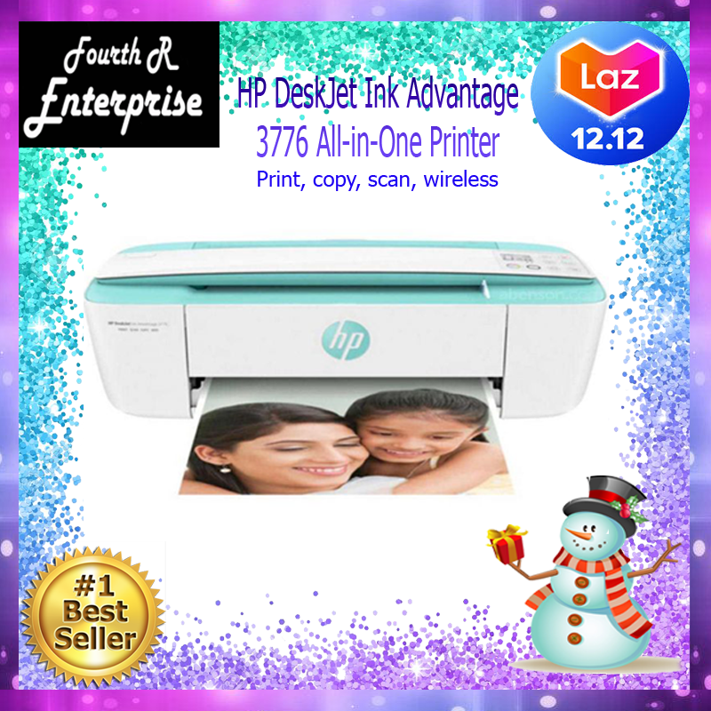 HP 3776 Brandnew DeskJet Ink Advantage All-in-One Printer | Lazada PH