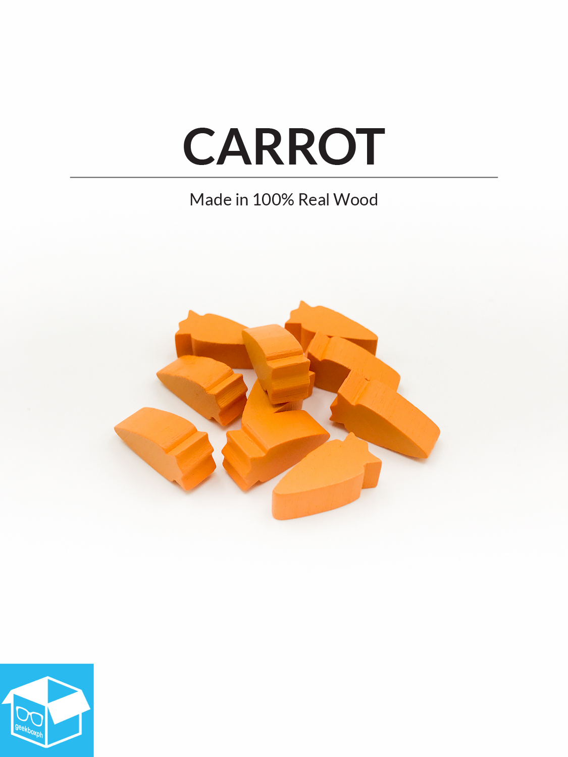 Wooden Carrot Token (Pack of 10) - Bits Tokens Game Accessories | Lazada PH