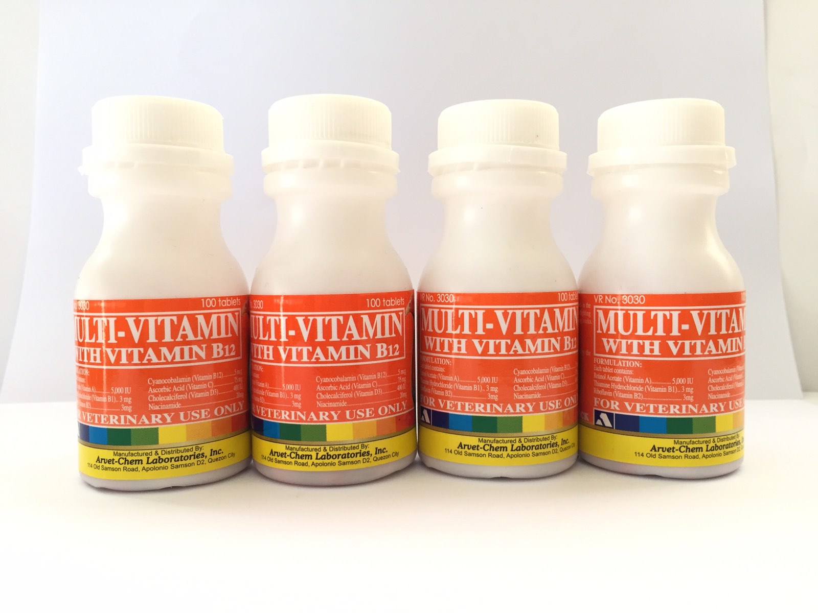 [CLR AGRIVET] 4 bottles MULTI-VITAMIN WITH VITAMIN B12 tablets for ...