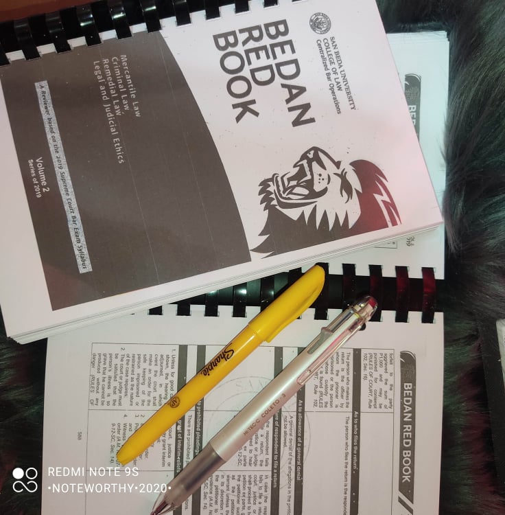 Bar Review Law Students San Beda Bedan Red Book 2019 Edition Civil ...