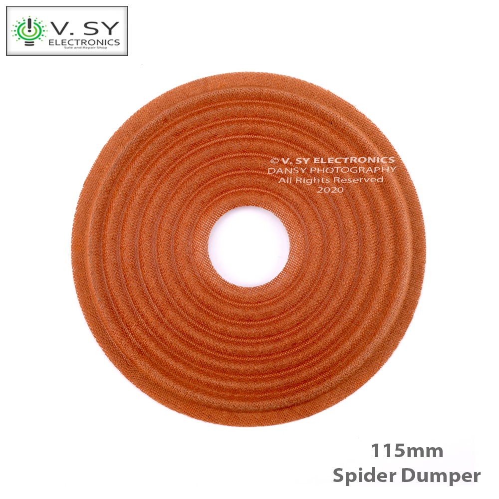 115mm Speaker Spider Dumper Replacement Part 25mm Inner Hole for PA ...