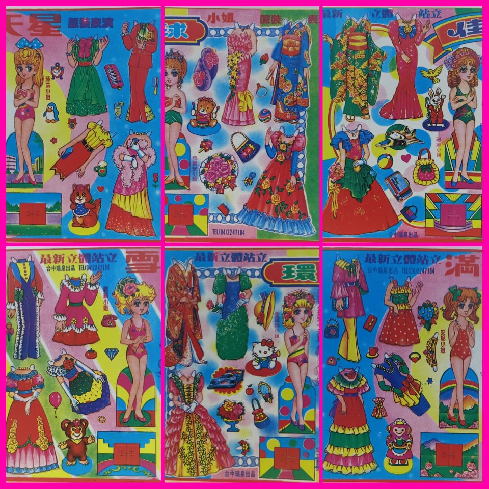 Vintage Girl Paper Doll 6 Designsb5Y | Lazada PH