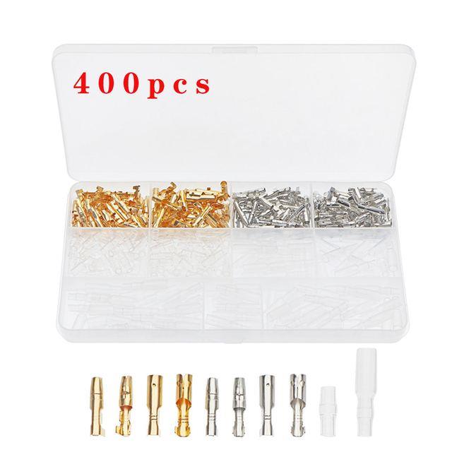 400/320/240pcs 4mm Insulated Male Female Bullet Terminal Connector ...