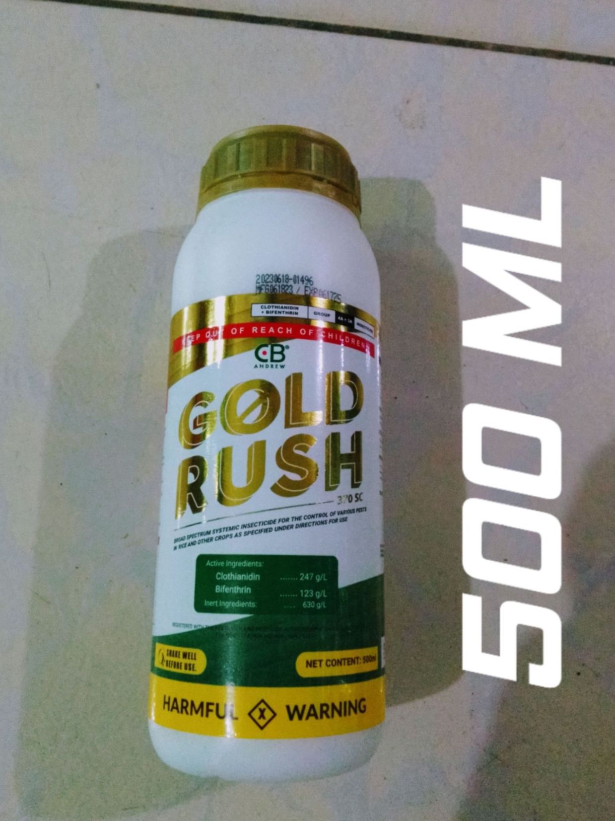 GOLD RUSH INSECTICIDE (500 ML) BY C. B ANDREW | Lazada PH