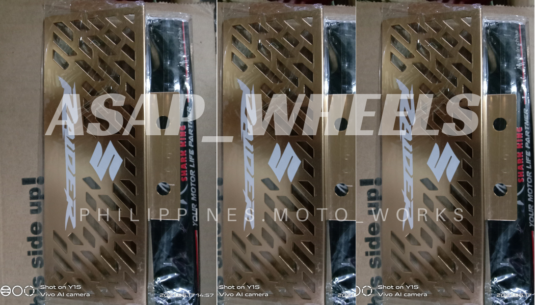 RADIATOR COVER FOR RAIDER 150 CARB TYPE GOLD COLOR MOTORCYCLE | Lazada PH