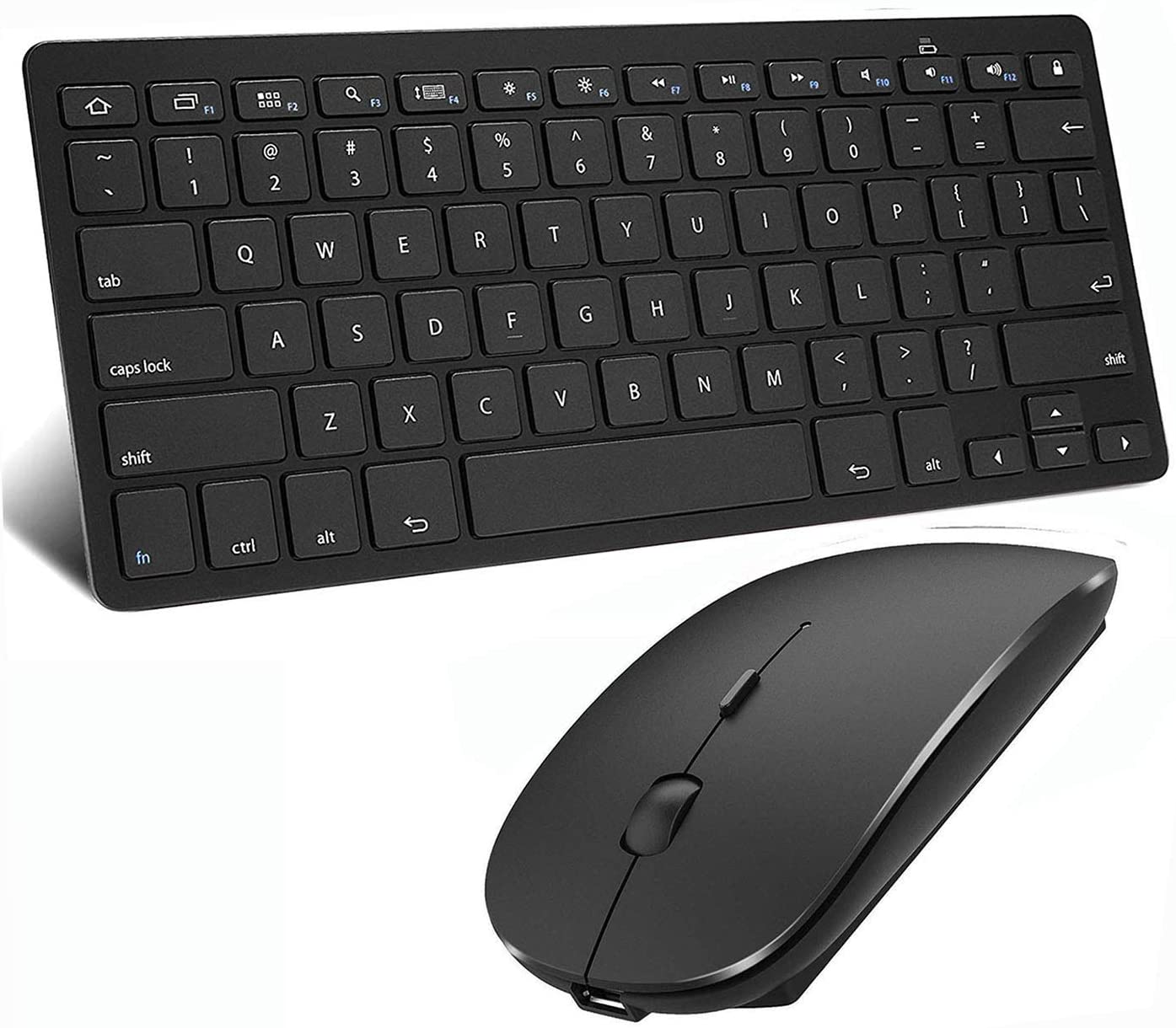 Original rechargeable ultra thin silent wireless keyboard and mouse set ...