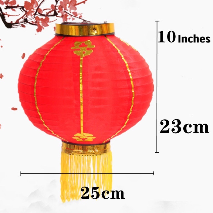 Chinese Red Lantern Hanging Decorations for Christmas New Year Spring ...