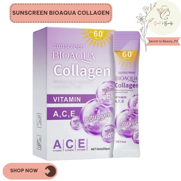 BIOAQUA Collagen Whitening SUNSCREEN CREAM SPF60 PA Moisturizing Skin ...