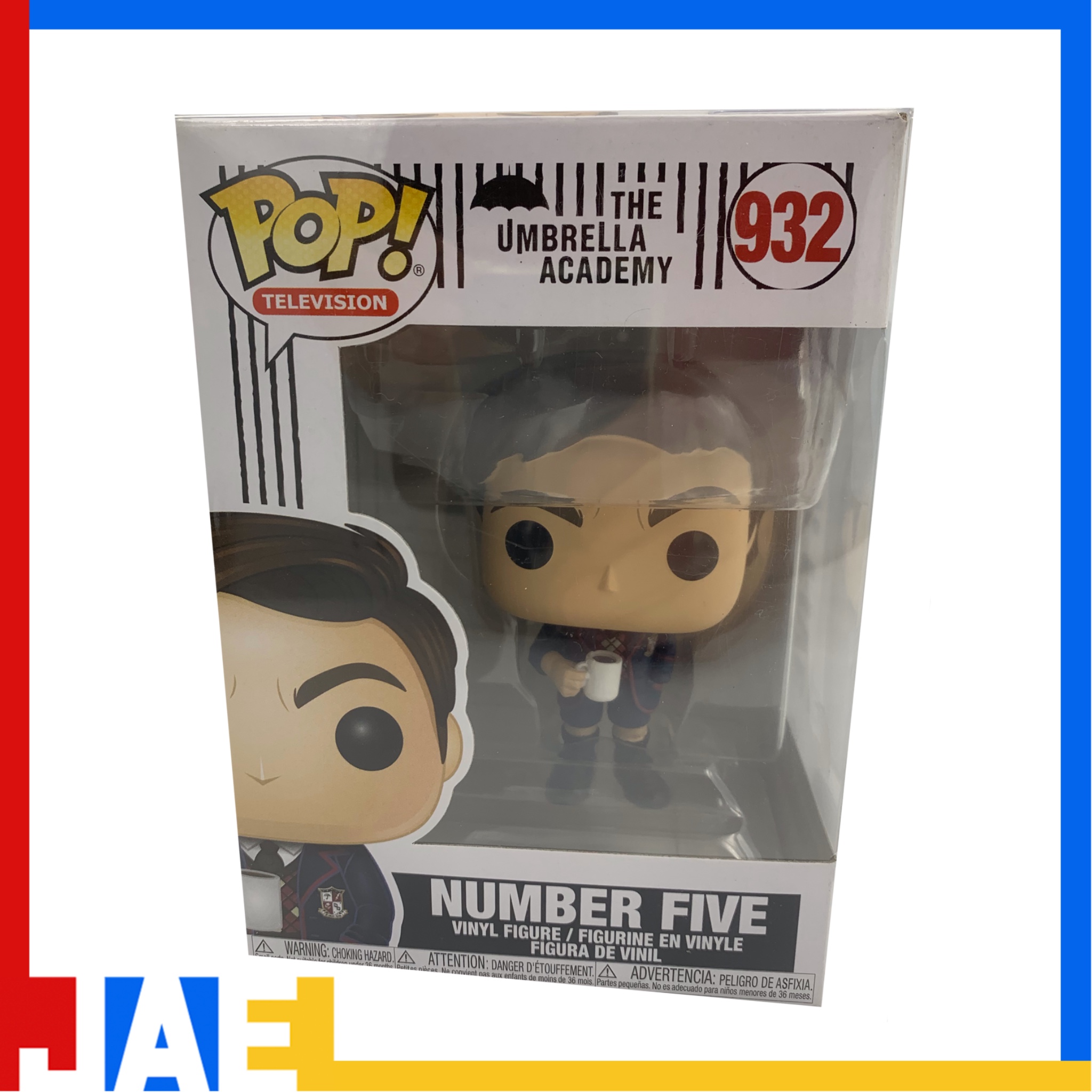 FUNKO POP THE UMBRELLA ACADEMY NUMBER FIVE #932 New in Box 100% ...