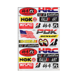 Decal Stickers - Assorted Motor Brand Logos | Lazada PH
