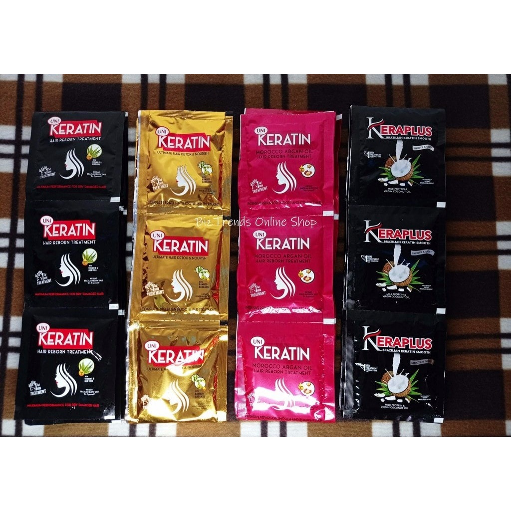 Uni Keratin Hair Reborn Treatment Sachet 20g 12pcs | Lazada PH