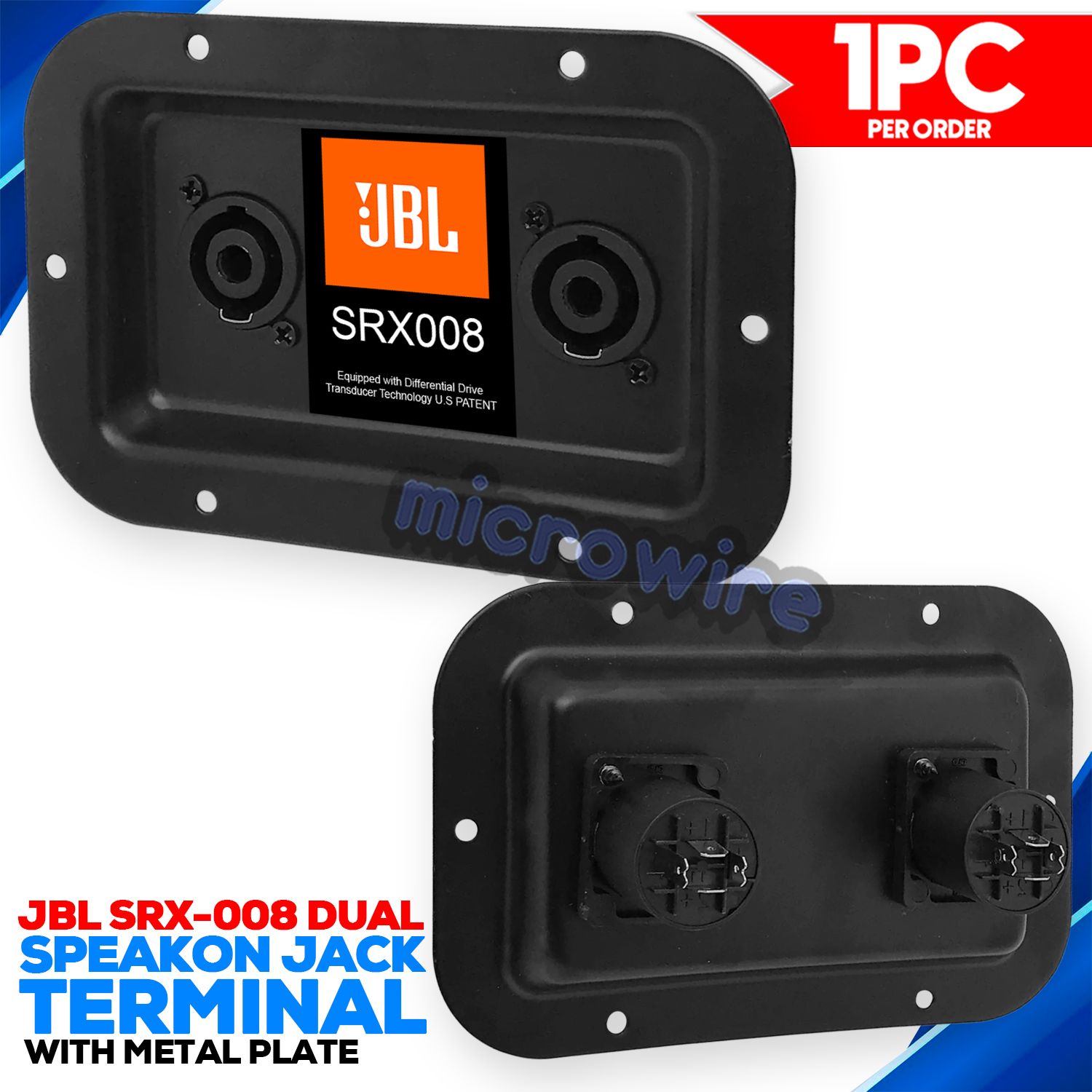 JBL 2 Speakon Jack Terminal w/ Metal Plate Heavy Duty | Lazada PH