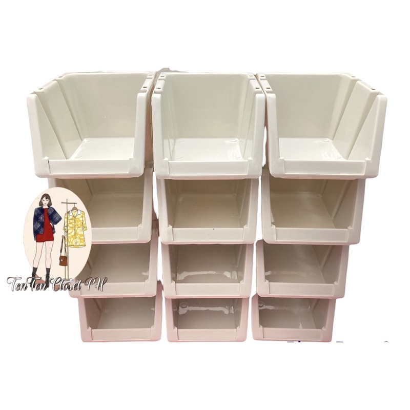 Stackable Bin Storage Organizer — PER PIECE | Lazada PH