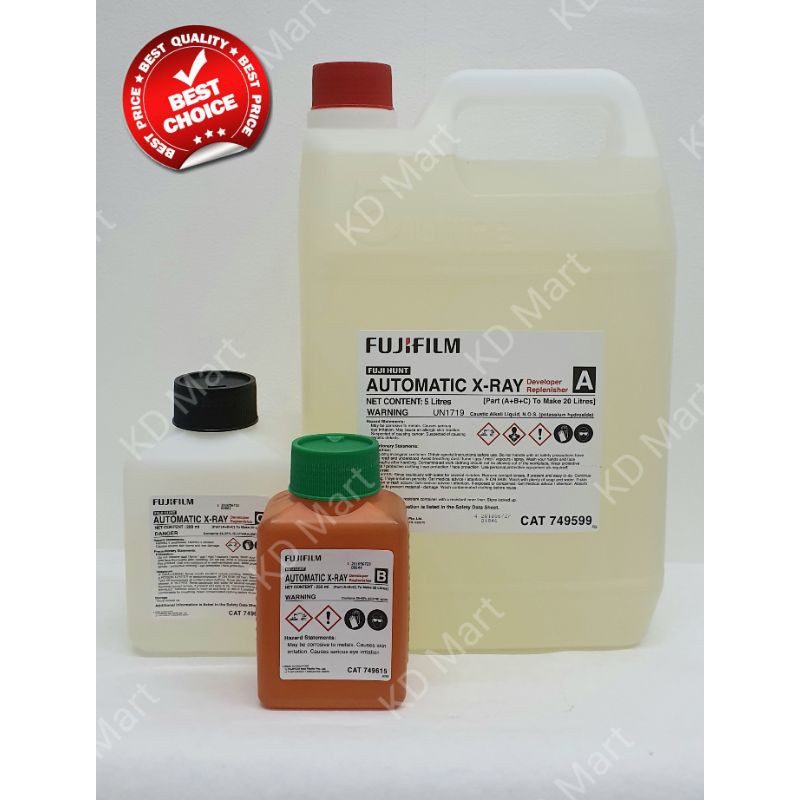 FUJIFILM Automatic X-Ray Developer Solution 5 Litres (Auto Developer ...