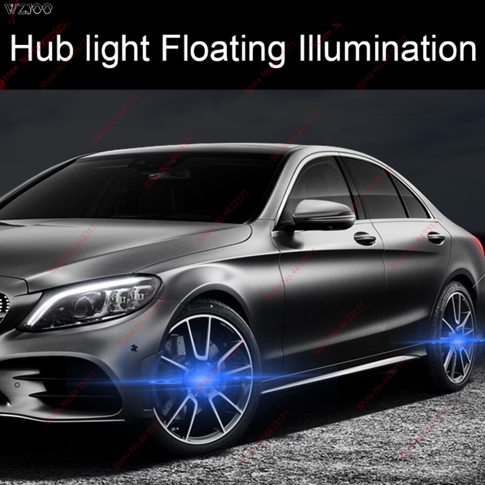 Hub Light Car Floating Illumination Wheel Caps LED Light Center Cover ...