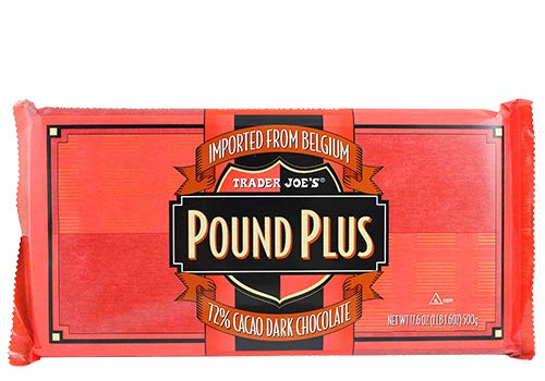 Trader Joe's Pound Plus 72% Cacao Dark Chocolate Imported from Belgium ...