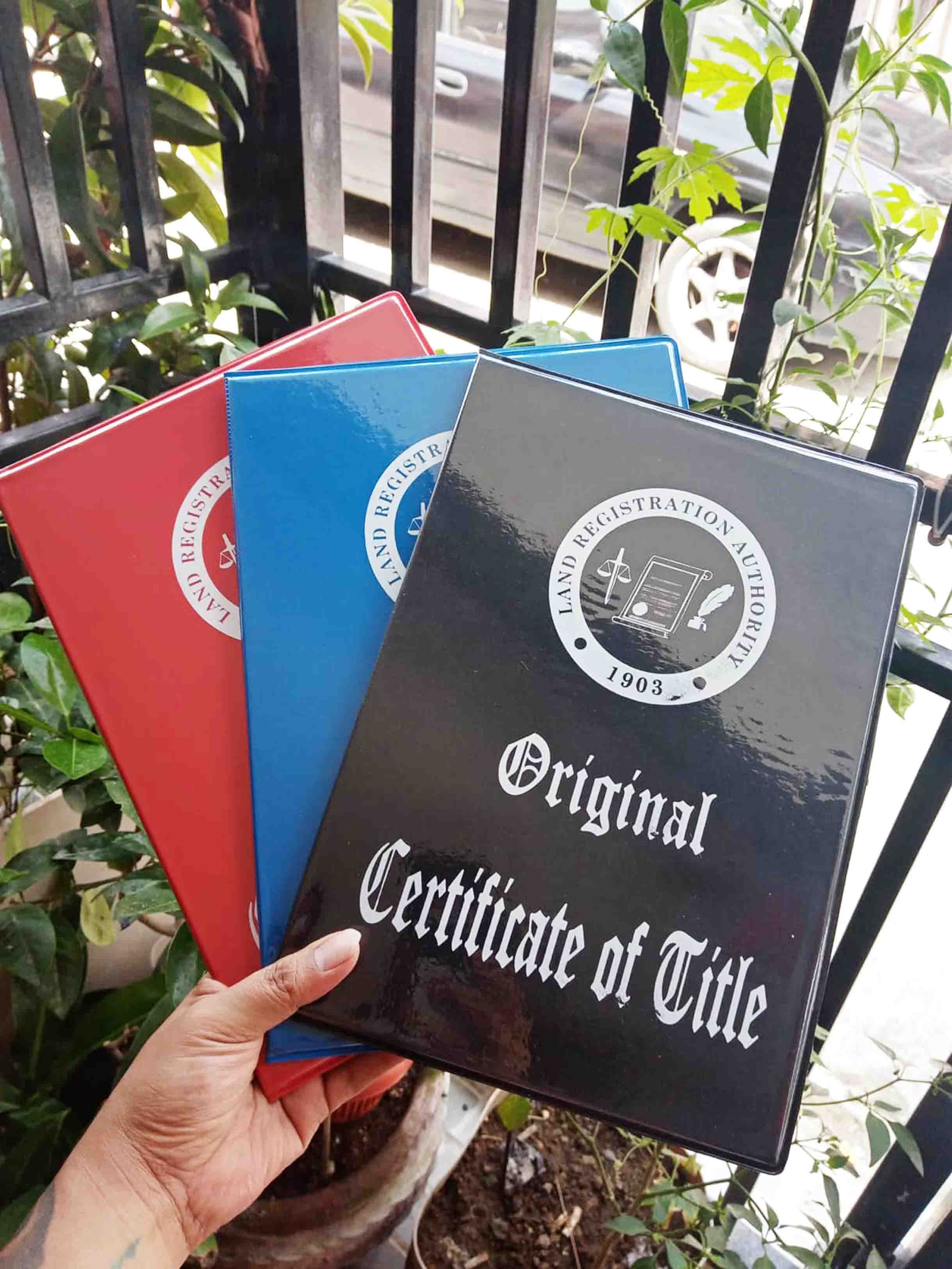 Land Title holder / Transfer Title holder/Land Certificate holder A4 ...