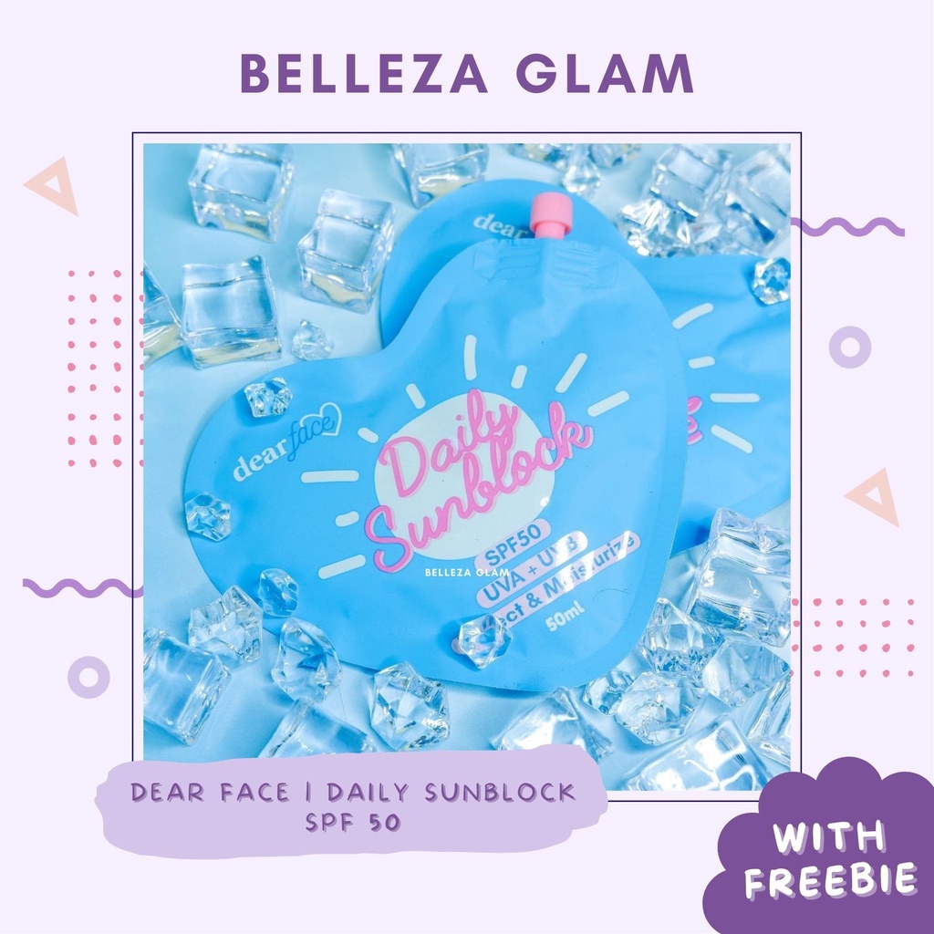 Dear Face - Daily Sunblock SPF 50 50g | Lazada PH