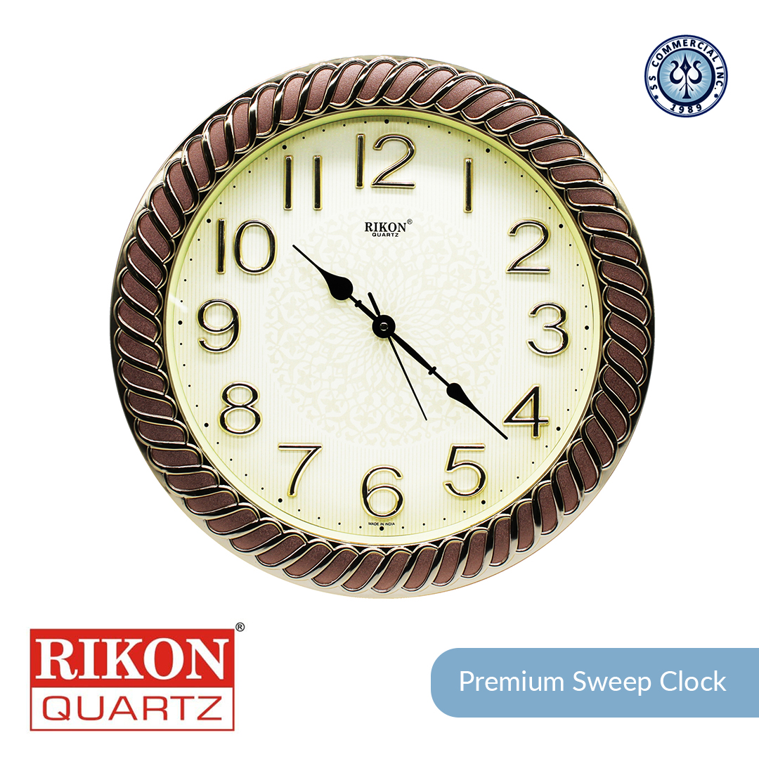 RIKON Premium Sweep Clock | Lazada PH
