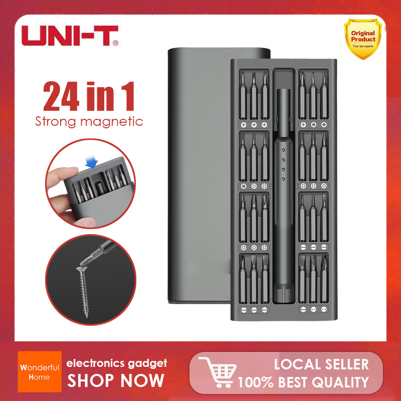 【Philippines Spot】UNI-T TOPLIA 24-in-1 Precision Screwdriver Set ...